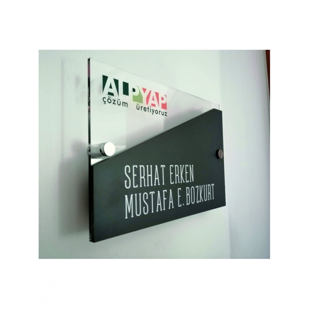 Pleksiglas Kapı İsimliği | Yönlendirme Levhası
